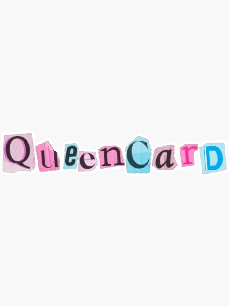 "(G)I-DLE queencard sticker" Sticker by alice-stories | Redbubble