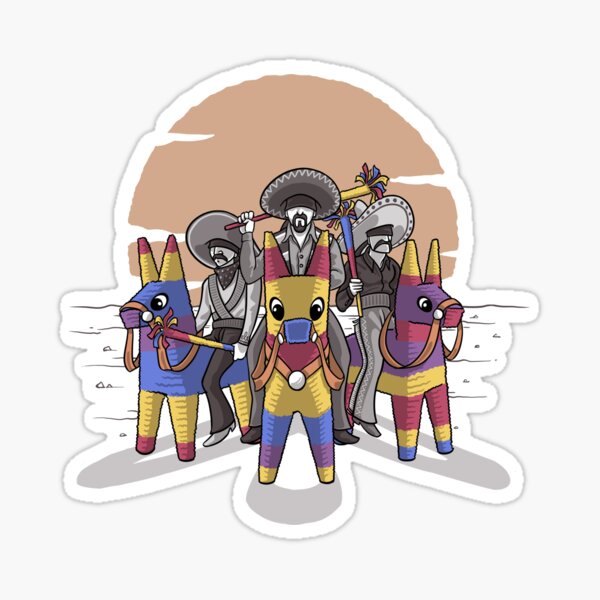 "Pinata Bandits" Sticker by diemargo | Redbubble