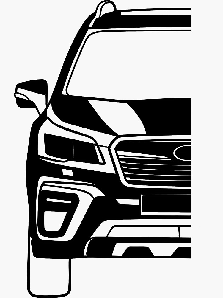 "SUBARU FORESTER" Sticker for Sale by Harner Subhan | Redbubble