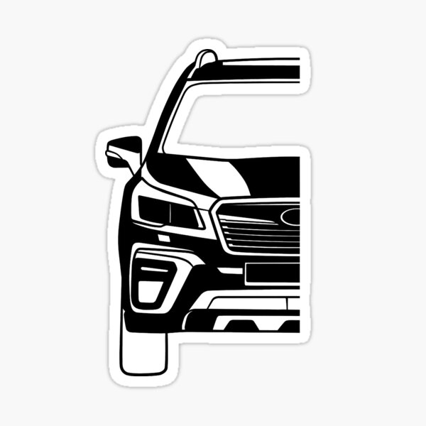 "SUBARU FORESTER" Sticker for Sale by Harner Subhan | Redbubble