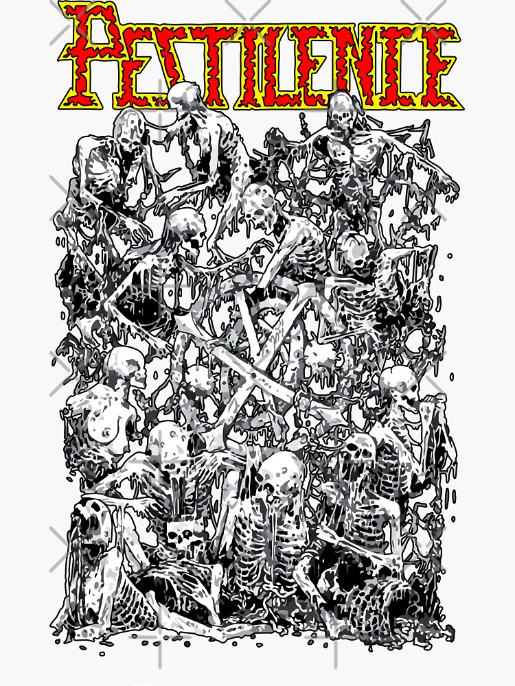 Sticker for Sale mit "Pestilence Band Merch" von xDumpTruckx | Redbubble