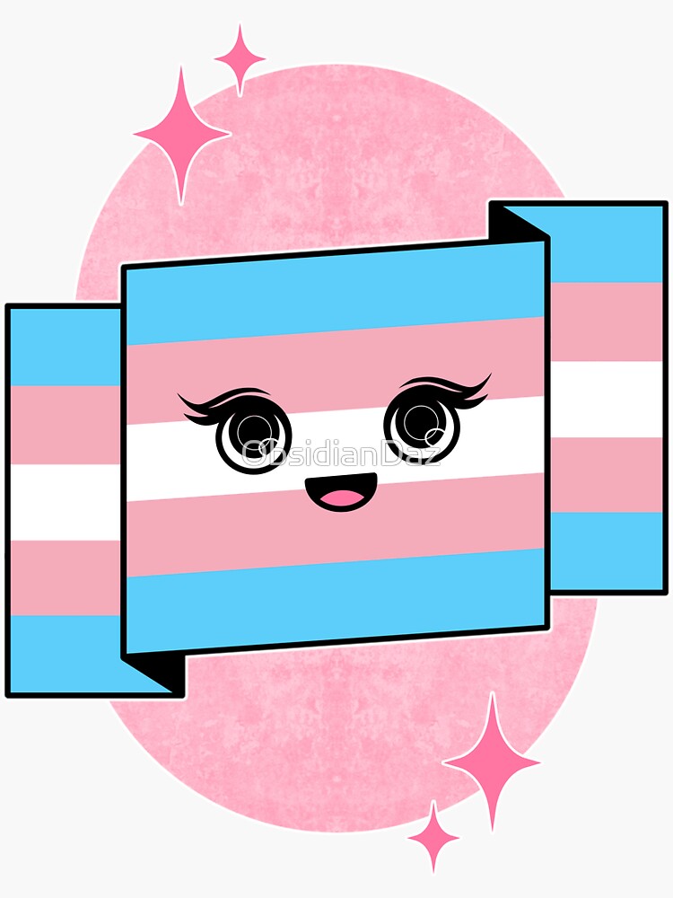 "Happy Pride Month (Transgender Flag Edition)" Sticker for Sale by ...