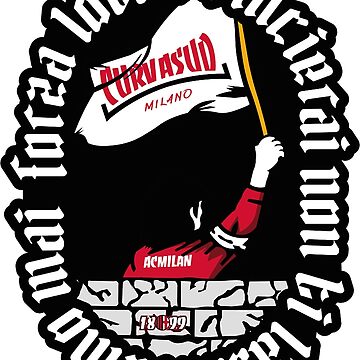 "Curva sud milano (14)" Sticker for Sale by DoSonD | Redbubble