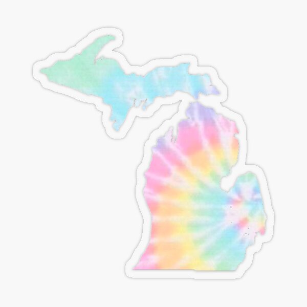 Michigan Map Transparent Stickers | Redbubble