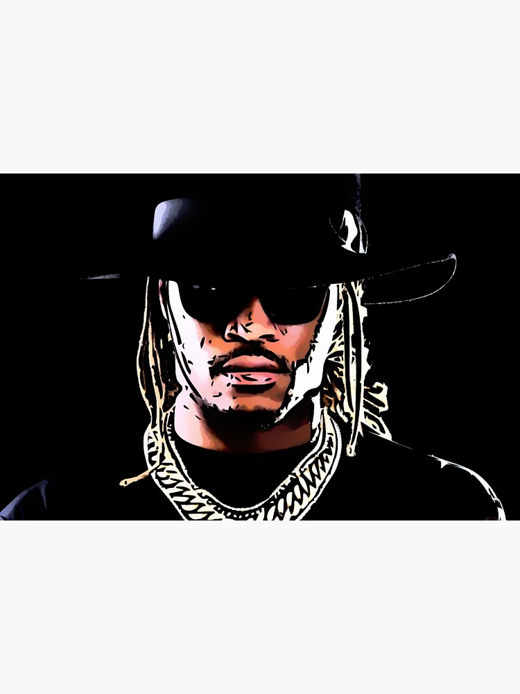 "Future rapper cartoon" Sticker for Sale by russ867 | Redbubble