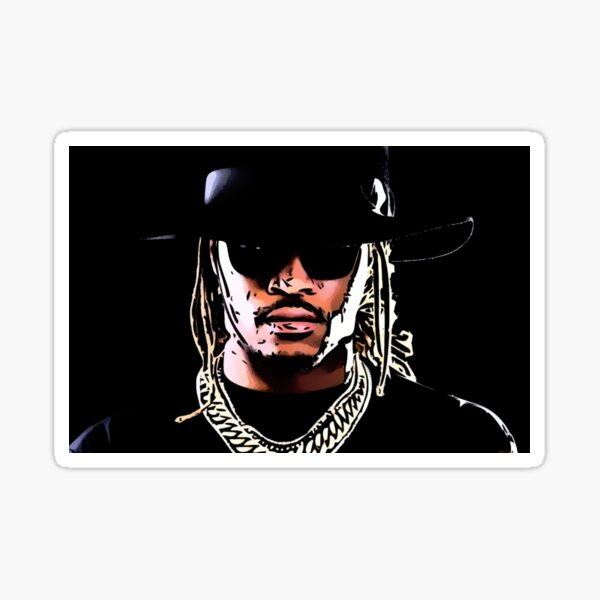 "Future rapper cartoon" Sticker by russ867 | Redbubble