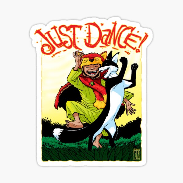 "Just Dance!" Sticker for Sale by David Lee INGERSOLL | Redbubble