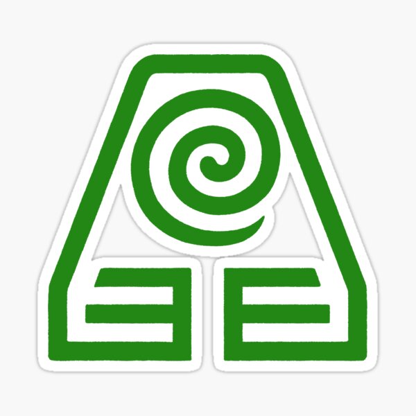 "Earth symbol V1; Avatar: The Last Airbender" Sticker for Sale by ...
