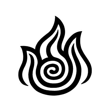 "Fire symbol V2; Avatar: The Last Airbender" Sticker for Sale by ...