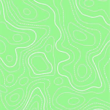 "Topography Pattern. Pastel Green and White color" Sticker for Sale by ...