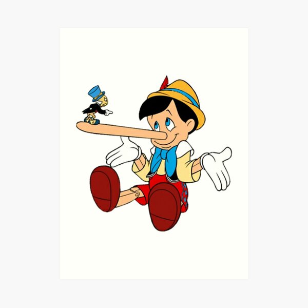 "Jiminy Cricket angry with pinocchio" Art Print for Sale by ...