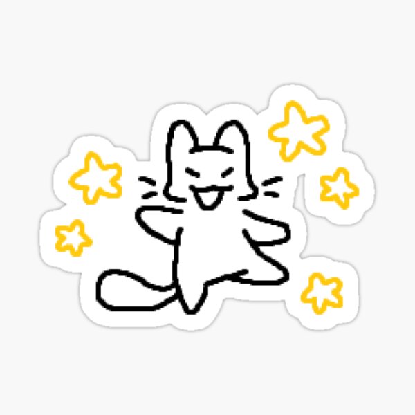 "kippi" Sticker for Sale by kippicat | Redbubble