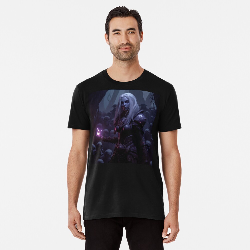 "Female Drow Warrior" Art Print for Sale by Fungal-Art | Redbubble