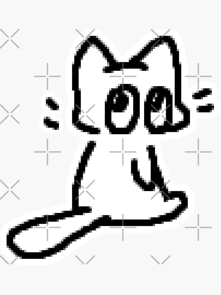 "lil kippi" Sticker for Sale by kippicat | Redbubble