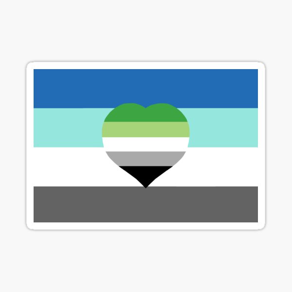 "Aromantic Fraysexual Flag " Sticker for Sale by SanguineDesigns ...