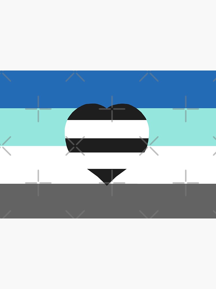 "Heteroromantic Fraysexual Flag" Sticker for Sale by SanguineDesigns ...