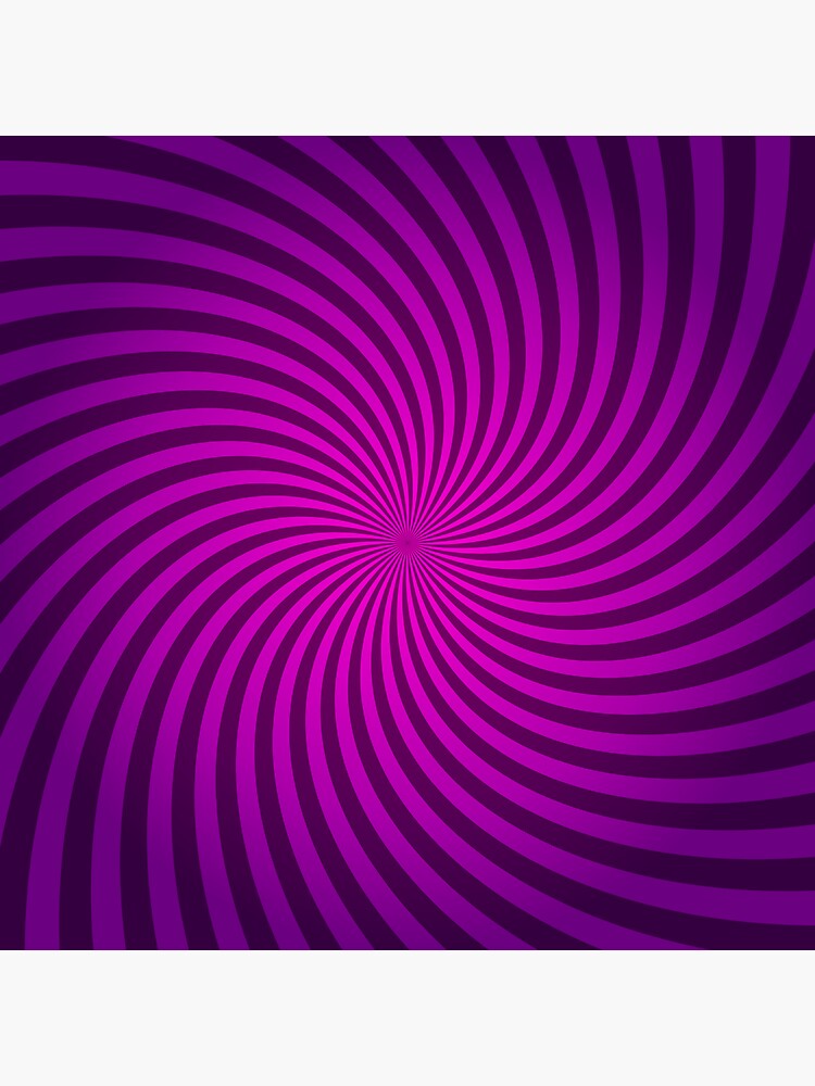 "Hypnotic Spiral "Discordia" - Magenta, Fill, Counter-Clockwise ...