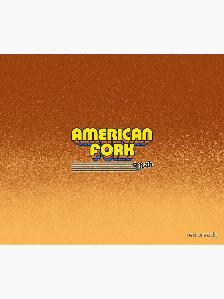 "American Fork, Utah | Retro Stripes" Poster by retroready | Redbubble
