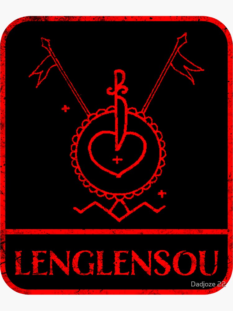 "Lenglensou Basen san Vodou" Sticker for Sale by Ginenstore | Redbubble