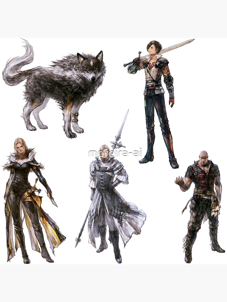 "Final Fantasy 16 XVI FFXVI FF16 Characters Pack" Poster for Sale by ...