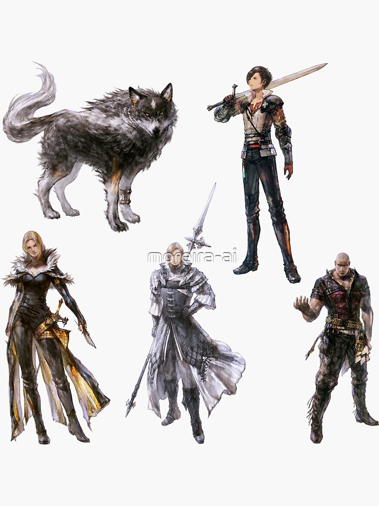 "Final Fantasy 16 XVI FFXVI FF16 Characters Pack" Sticker for Sale by ...