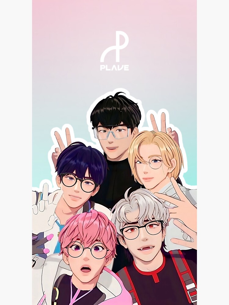 "PLAVE" Sticker by Meinny | Redbubble