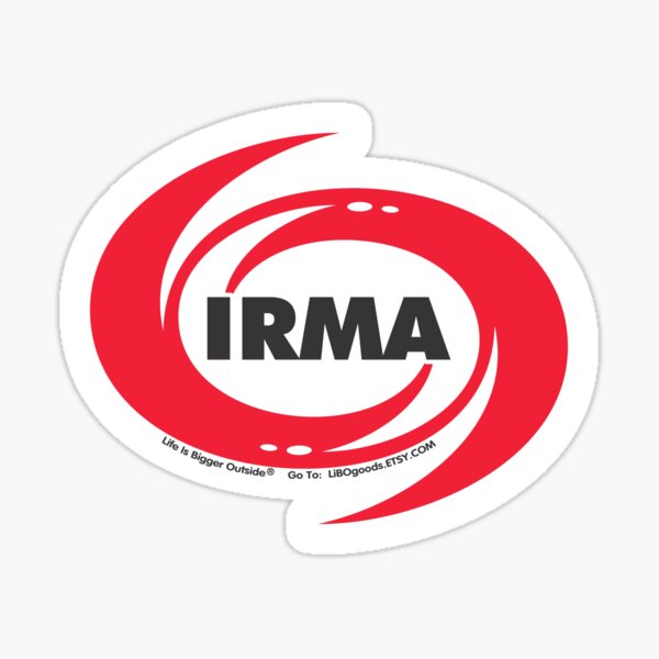 "Irma Hurricane Sticker- Weatherproof!" Sticker for Sale by Jay Kenton ...