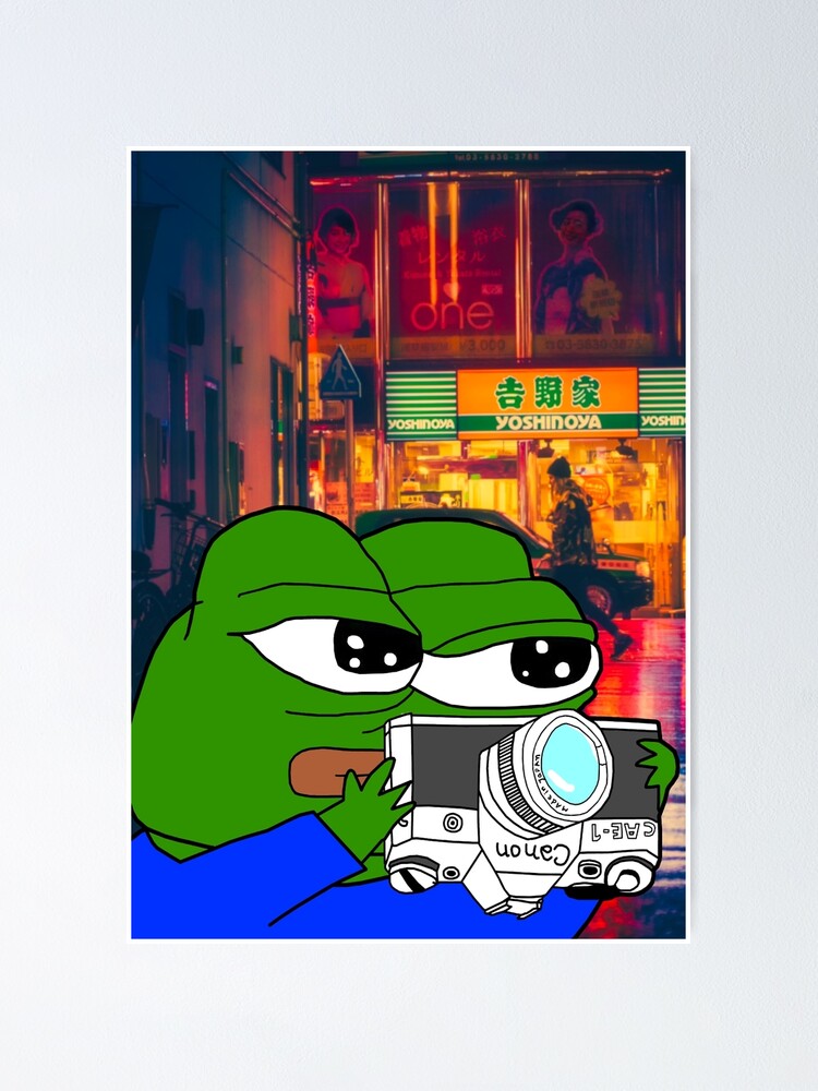 "Apu Photo Camera Pepe " Poster for Sale by Slav-Art | Redbubble
