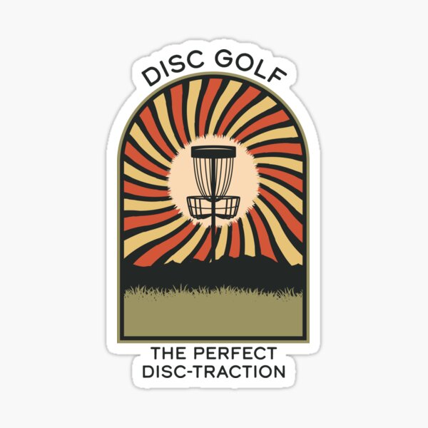 "Disc Golf The Perfect Disc-traction | Disc Golf Vintage Retro Arch ...