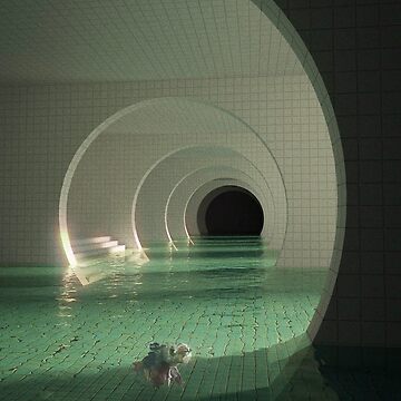 "jpeg poolrooms poster" Sticker for Sale by fishjpeg | Redbubble