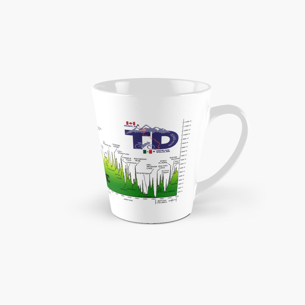 "NOBO Tour Divide Elevation Profile, TD Logo" Sticker for Sale by ...