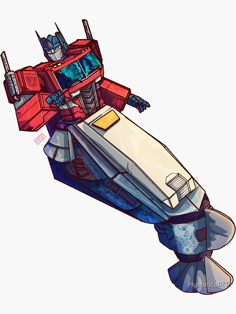 "Merformers- Cyclopterus lumpus Optimus Prime" Sticker for Sale by ...