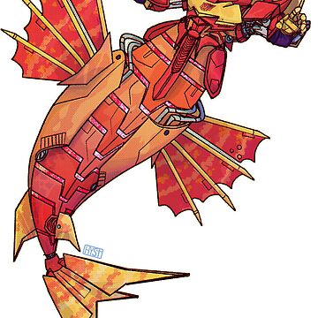 "Merformers- Stellate Scorpionfish Rodimus" Sticker for Sale by ...