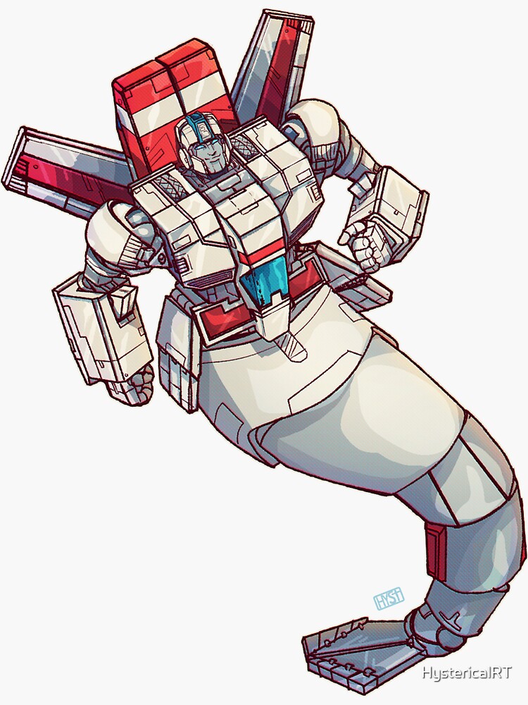 "Merformers- Crabeater seal Skyfire" Sticker for Sale by HystericalRT ...