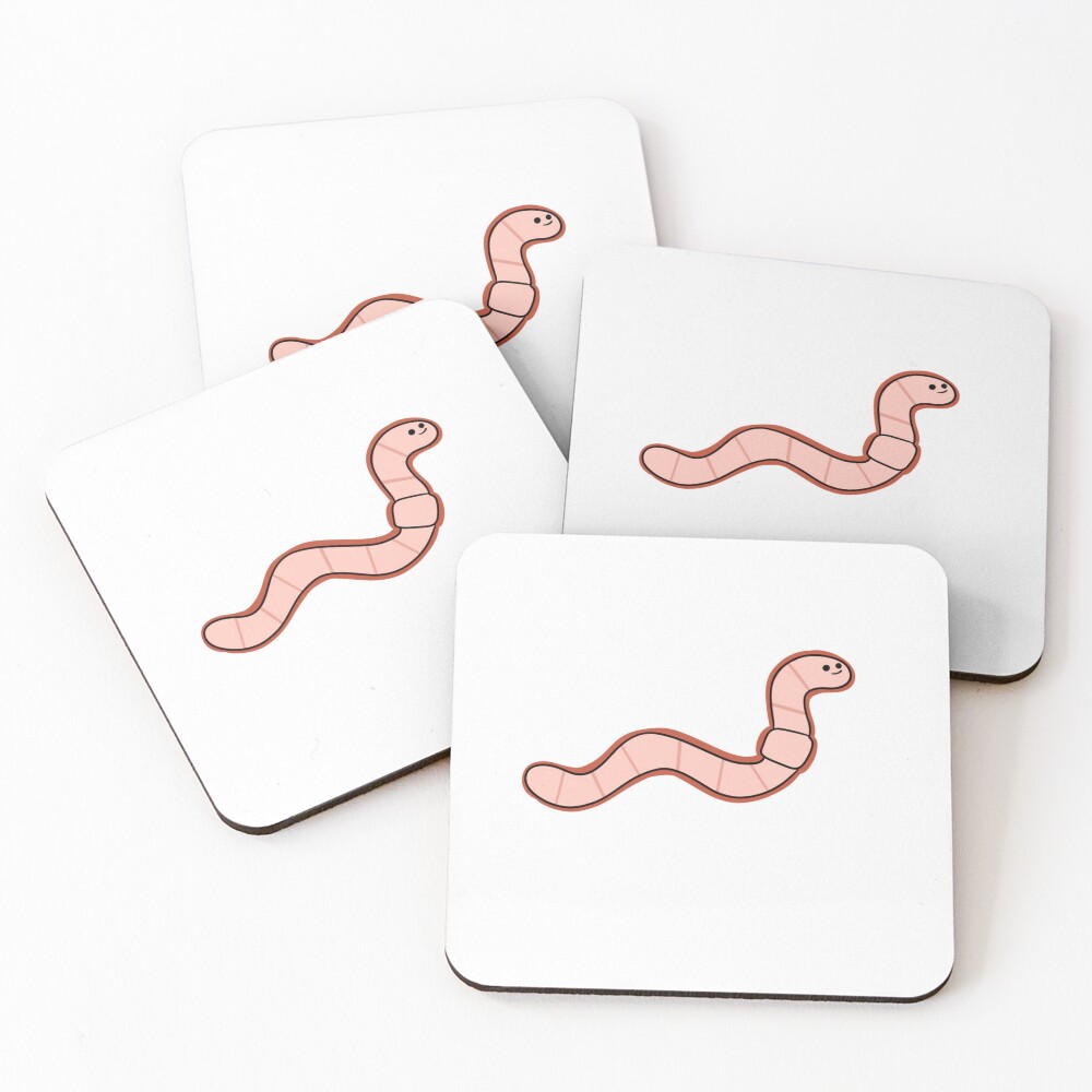 "Happy Worm" Sticker for Sale by LemonSharkArt | Redbubble