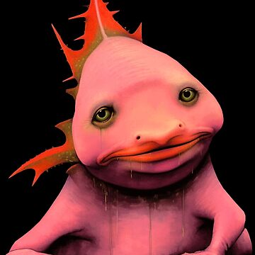 "Surreal Funny Axolotl" Sticker for Sale by bellabitis | Redbubble