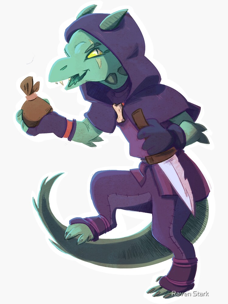 "Kobold Rogue" Sticker for Sale by KoboldCove | Redbubble