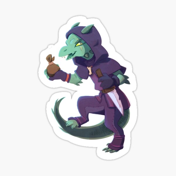"Kobold Rogue" Sticker for Sale by KoboldCove | Redbubble