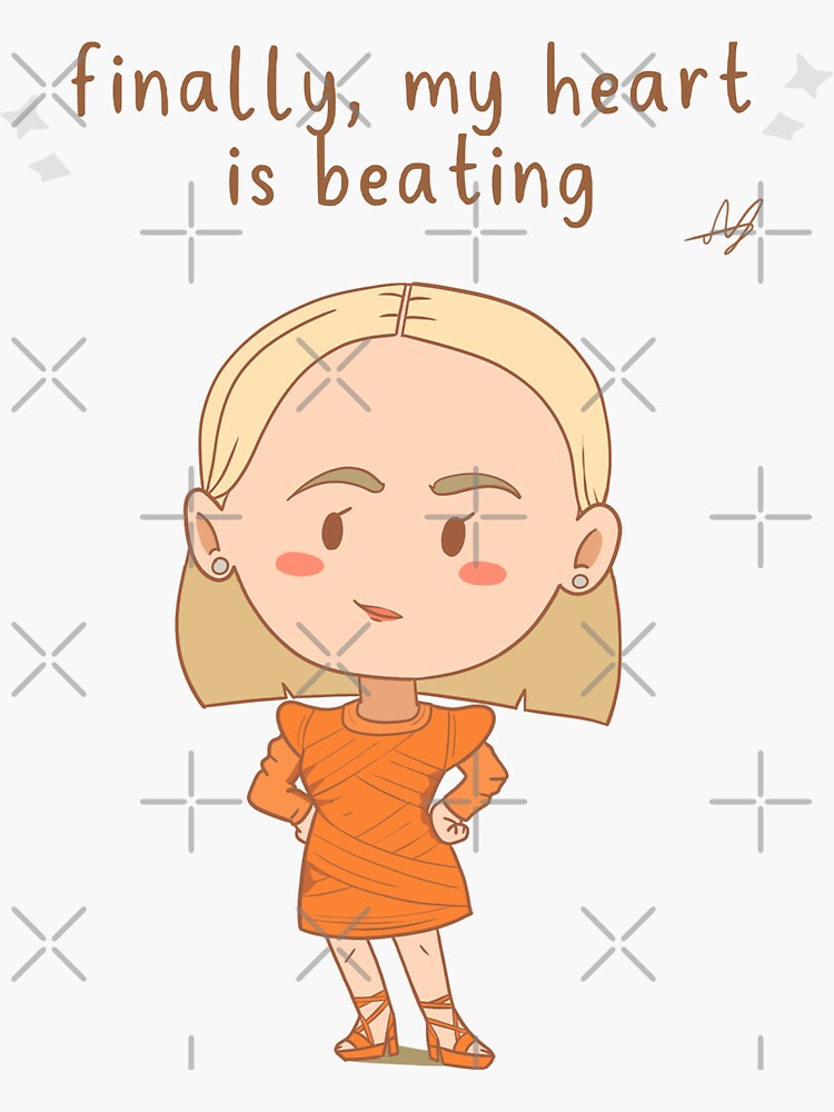 "Monika, Eurovision 2023 artwork" Sticker for Sale by andzl | Redbubble