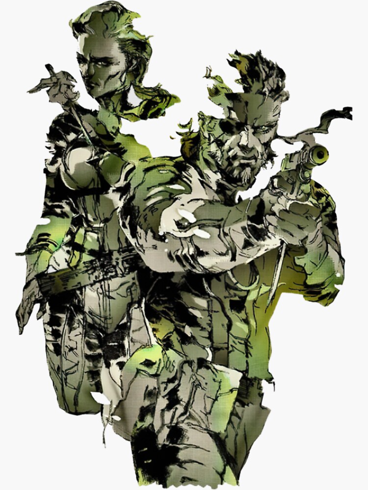 "Metal Gear Solid The Boss _ Big Boss " Sticker for Sale by ...