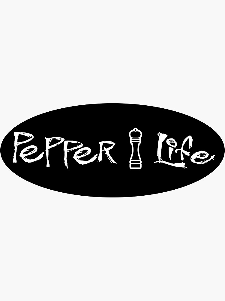 "Pepper Life" Sticker for Sale by darlingshirts | Redbubble