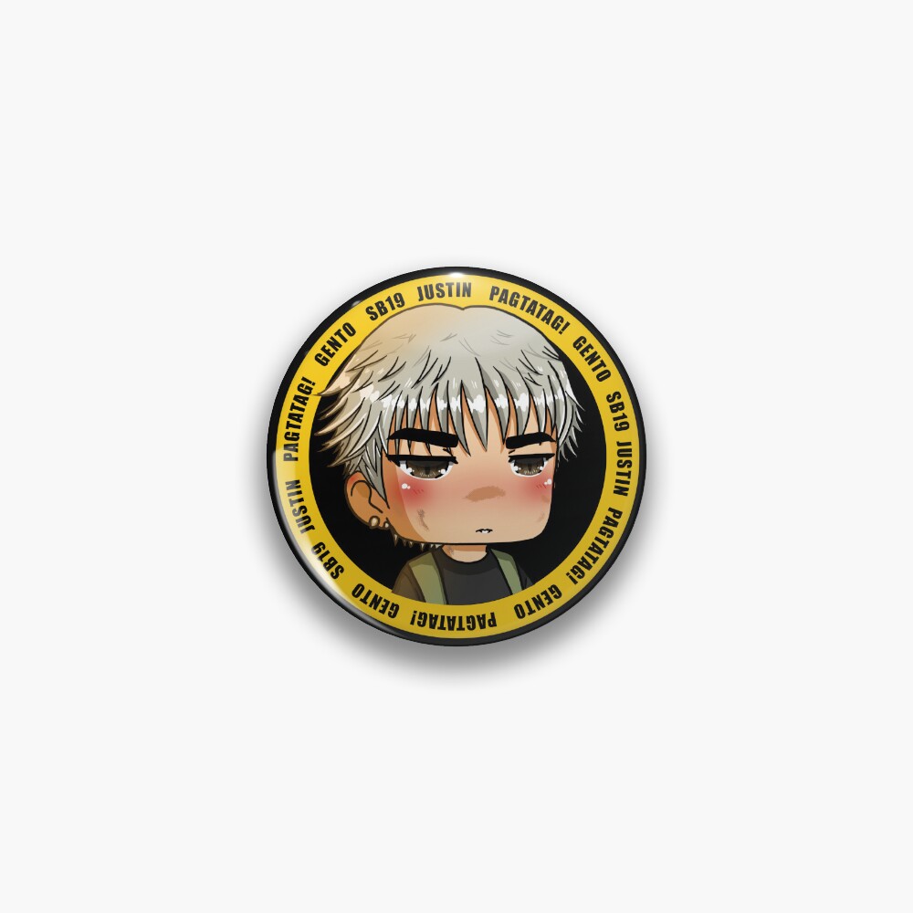 "GENTO - SB19 JUSTIN" Sticker for Sale by annimedit | Redbubble