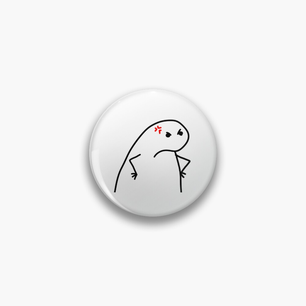 Pegatina con la obra «Flork enojado» de capibara- | Redbubble