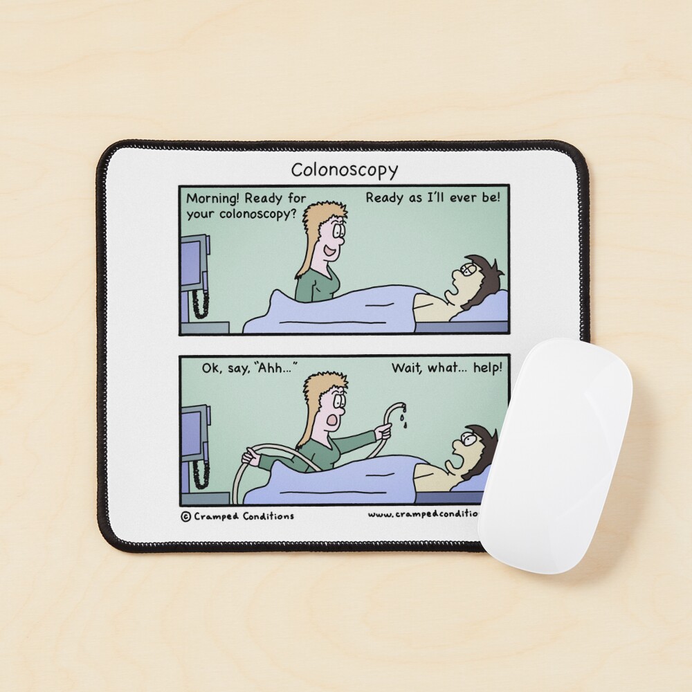 "Colonoscopy nurse" Poster for Sale by CrampedComic | Redbubble