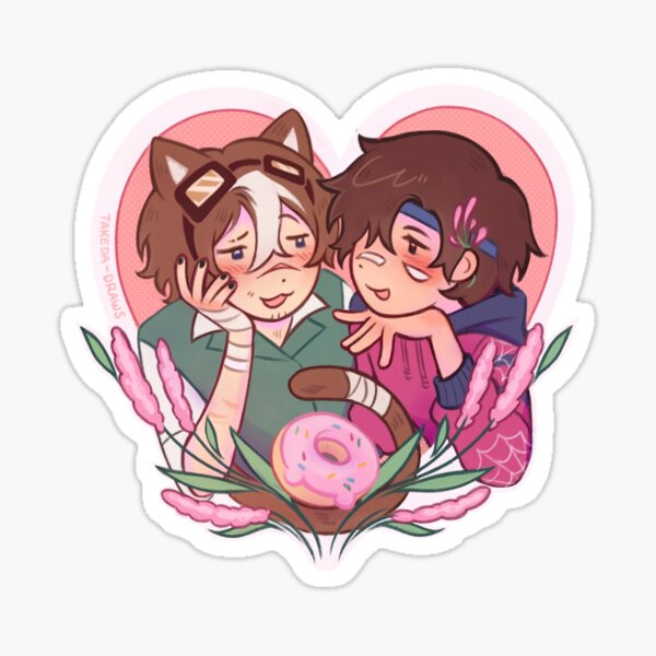 "guapoduo" Sticker for Sale by takeda-draws | Redbubble