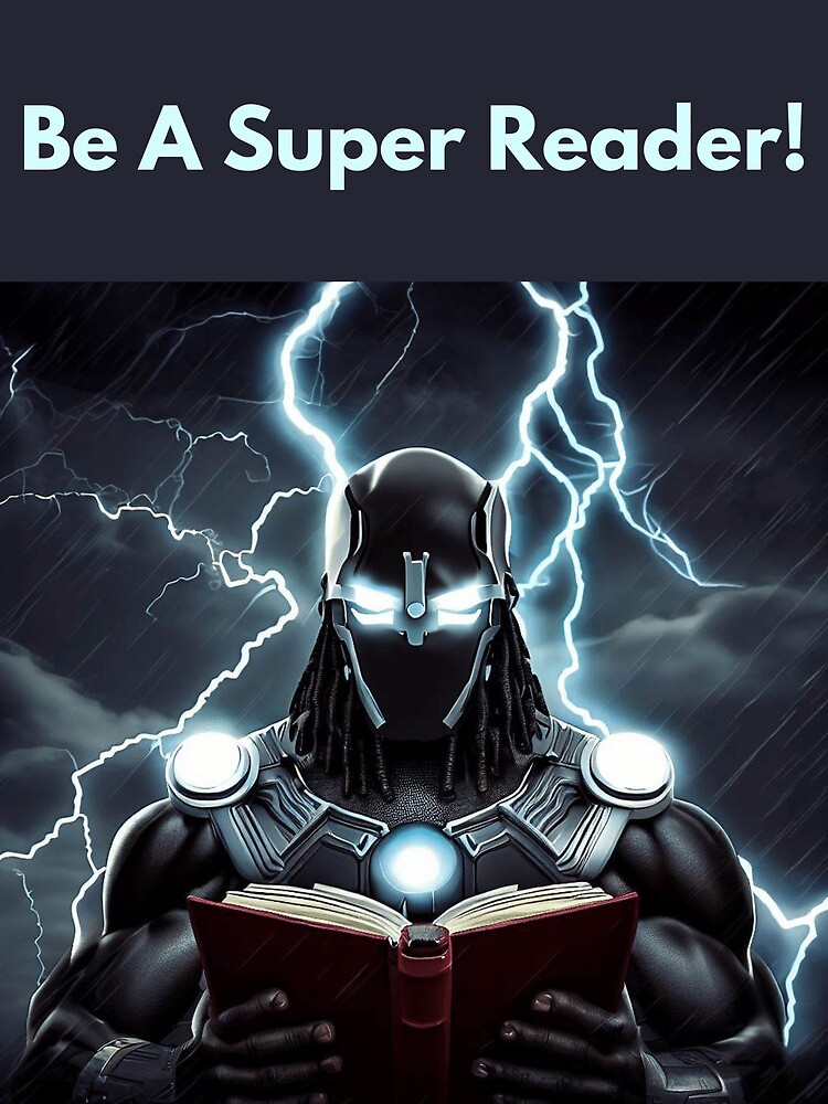 "Be A Super Reader" Art Print for Sale by Inspire2Read | Redbubble