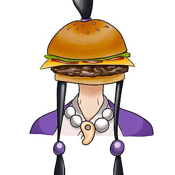"Maya Fey x Burgers Ace Attorney" Sticker for Sale by beegg | Redbubble