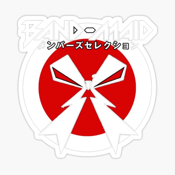 "BAND MAID ROCK " Sticker for Sale by linovaks | Redbubble