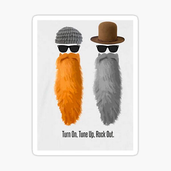 "Turn on, Turn Up, Rock Oout " Sticker for Sale by dengrifin | Redbubble