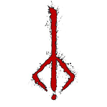 "Bloodborne - Hunter Rune (with outline)" Sticker for Sale by ...